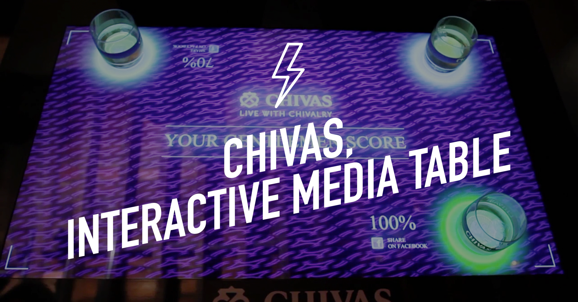 Chivas, Interactive Media Table - EVOKE IT | Innovation Studio