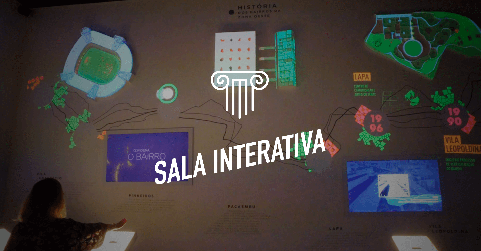Sala Interativa - Caminhos da Lapa - EVOKE IT | Innovation Studio